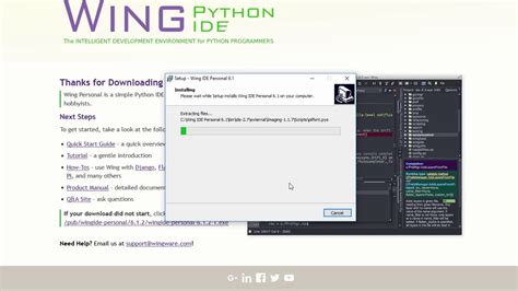 Download And Install Wing Python Ide Youtube
