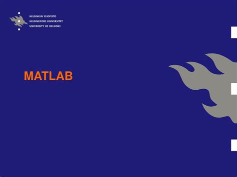Ppt Introduction To Matlab Session 1 Powerpoint Presentation Free