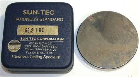 Sun Tec Hardness Test Block Hrc 65 2 Surplus Select