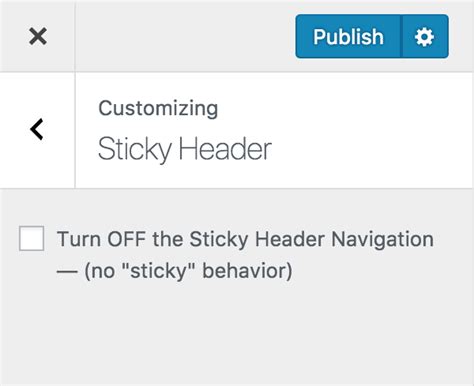 STICKY HEADER AND NAVIGATION BuildMyBrandiD