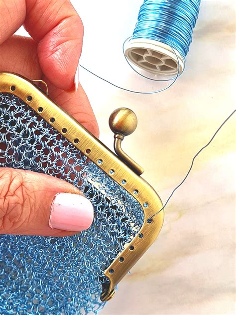 Rectangular Base Clasp Purse Tutorial Classic Coin Purse Wire Crochet