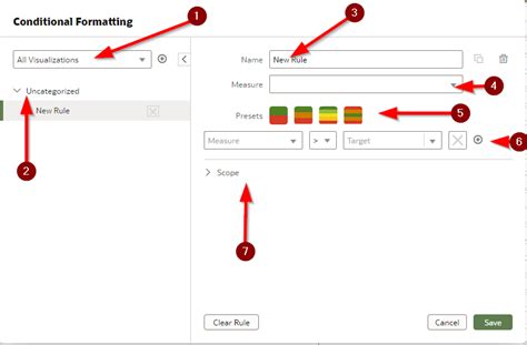 Introduction To Conditional Formatting In Oracle Analytics 61 Datavizmark