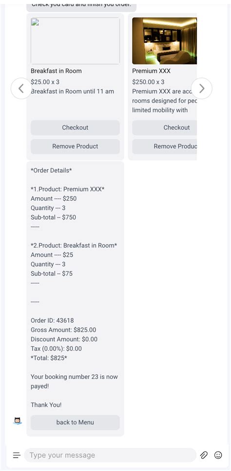 hotel booking chatbot template chatbot template