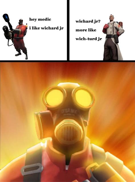 When Pyro Tell His Secret To Medic Cursed Tf2 Memes