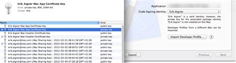 Xcode MAS Code Signing Identity Private Key Stack Overflow