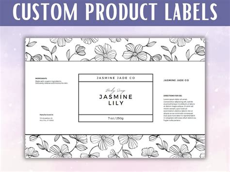 Custom Product Labels Pixel Pixie Designs