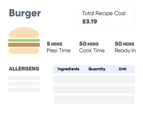 Free Recipe Costing Software Uk Bryont Blog