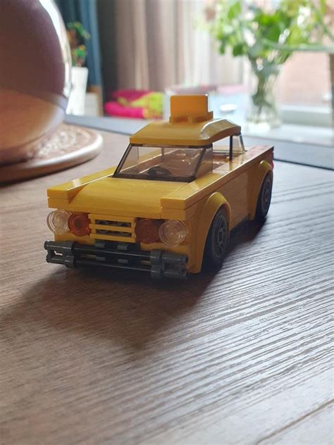 Lego Moc Simple Taxi By Legobricksjob Rebrickable Build With Lego