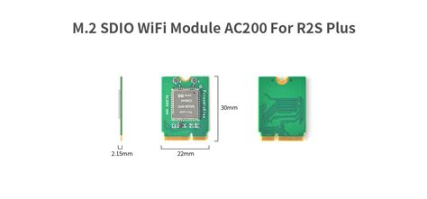 Buy M2 Sdio Wifi Module Ac200 For R2s Plus In India Fabtolab