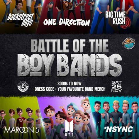Island E Tickets • Battle Of The Boy Bands