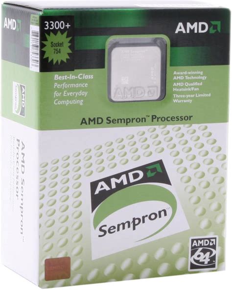 Amd Sempron 64 3300 Sempron 64 Palermo Single Core 2 0 Ghz Socket 754 Processor