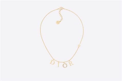 Christian Dior Revolution Necklace Gold Finish Metalgold