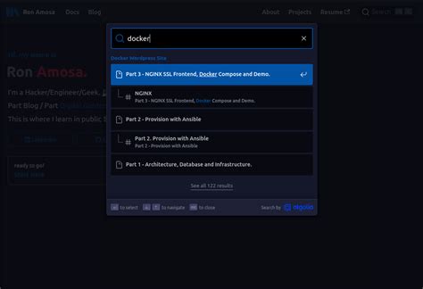 Adding Algolia Search To Docusaurus Site The Uncommon Engineer