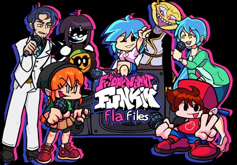 FNF Gender Swap Mod FLA Files MizanPloz Free Download Borrow And