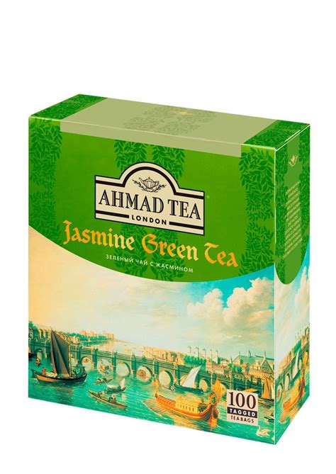 Купить Ahmad/Ахмад Tea Зеленый с жасмином с доставкой в Москве на дом и ...