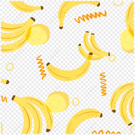 노란색 맛있는 바나나 과일 일러스트 테두리플랫열렬한 Png 일러스트 무료 다운로드 Lovepik