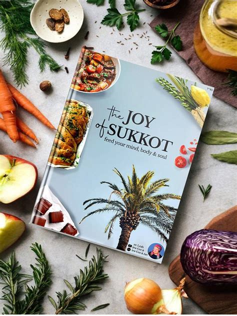 Hardcover Sukkot Cookbook And Spiritual Preparation Recipes Lulav Etrog