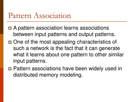 Ppt Pattern Association Powerpoint Presentation Free Download Id
