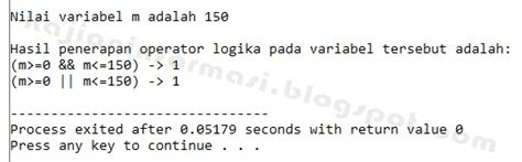 Penerapan Logika AND OR NOT C Kajian Informasi