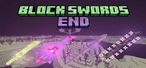 More Swords Block Swords End Weapon Tools Utility Minecraft Addon