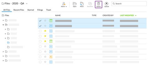 Move Files To The Trash Support Center