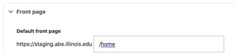 Basic Site Settings Illinois Drupal Framework Illinois