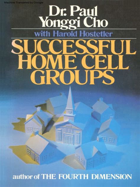 Paul Yonggi Cho Successful Home Cell Groups Pdf Iglesia Cristiana