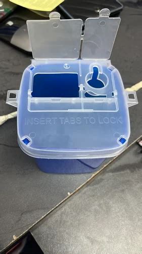 Blue Needle Sharp Container Capacity 1 4 Litre At ₹ 19 Piece In New Delhi