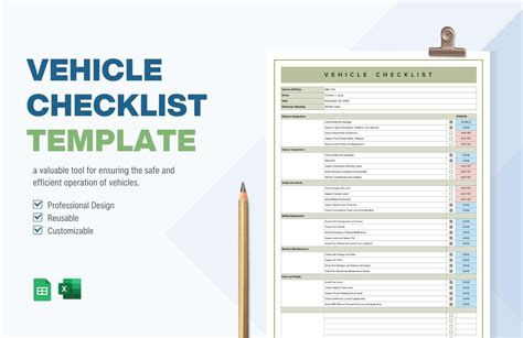Free Checklist Sheet Templates Editable And Printable
