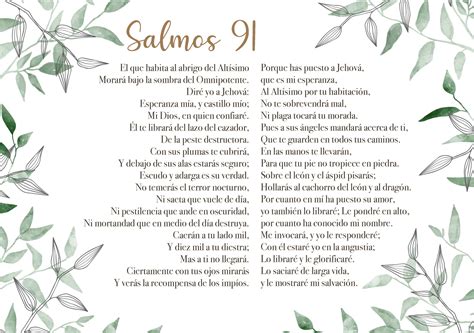 Salmo 91 Salmo 91 Salmo Catolicos Salmos