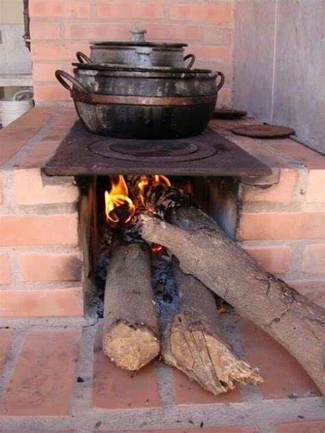 Pin De José Luis En Fogones Campestres Cocina A Leña Cocinas Al Aire Libre Estufa De Leña Casera