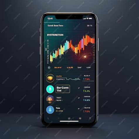 Premium Ai Image Mobile App Layout Design Of Forex Trading Platform