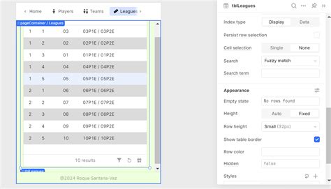 trying to use css to freeze header row in table 💬 app building