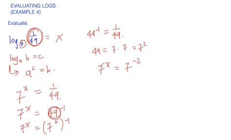 Evaluating Logs Overview Numerade