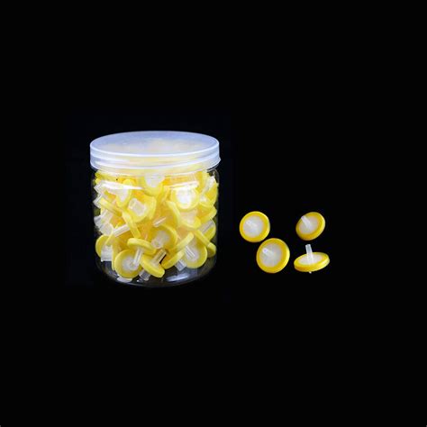 100 Count Syringe Filter Pes Hydrofilic Membrane 13mm Diameter 022um