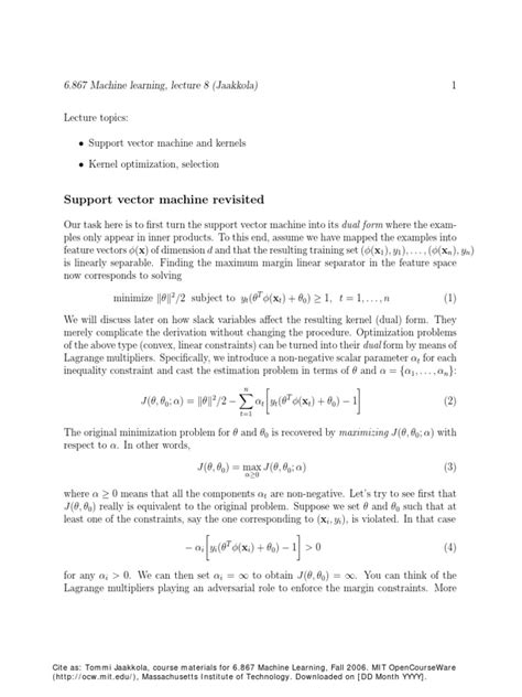 lec8 pdf pdf statistical classification vector space