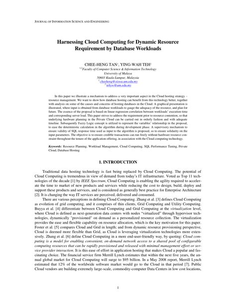 Pdf Harnessing Cloud Computing For Dynamic Resource Requirement By