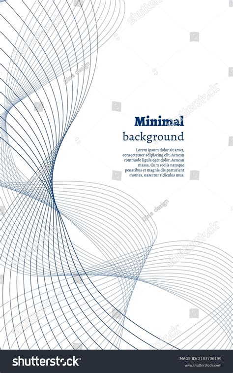 Vector Design Abstract Lines Waves Background Stock Vector Royalty Free 2183706199 Shutterstock