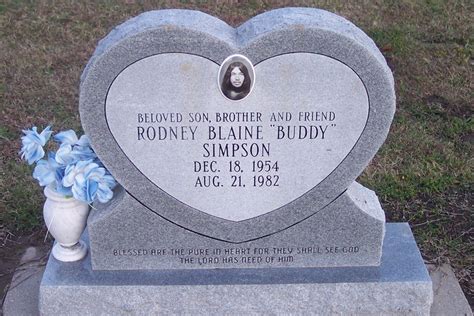 Rodney Blaine “buddy” Simpson 1954 1982 Find A Grave Memorial