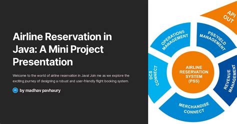 airline reservation in java a mini project presentation