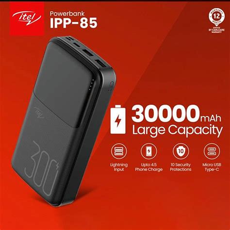Itel Mah Power Bank Dual Output Input Alkay