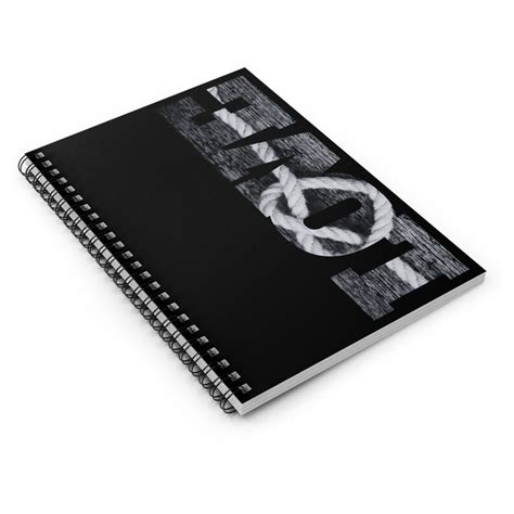 ROPE LOVE Spiral Notebook Rope Bondage BDSM Notebook Shibari Kinbaku Jute Kink Journal Fetish