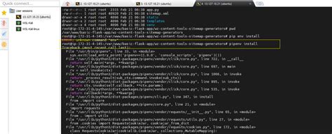Traceback Most Recent Call Last File Usr Bin Pipenv Line Insys Exit Load Entry Point
