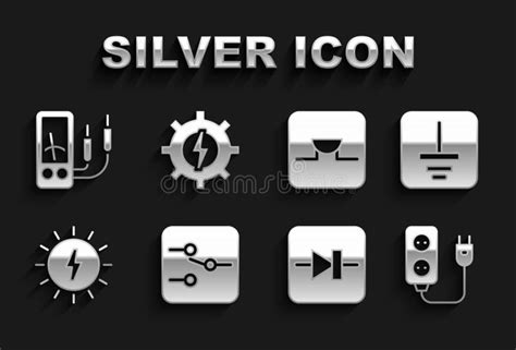 Set Switch In Electronic Circuit Electrical Symbol Ground Extension