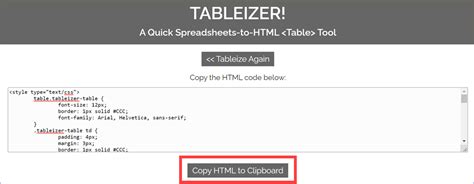 why and how to convert spreadsheet to html table webnots