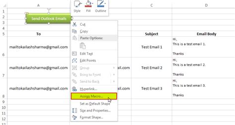 Vba Code To Send Outlook Emails Best Excel Tutorial 2025