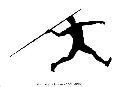 Javelin Thrower Vector Graphics
