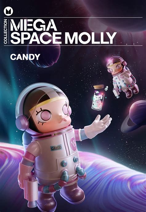 Mega Collection 1000 Space Molly Candy Mega 1000 Pop Mart United
