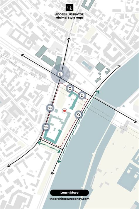 Minimal Style Maps Site Analysis Site Analysis Architecture Data Visualization Design