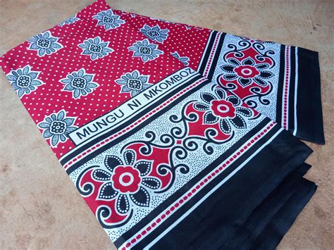 African Kanga Tanzanian Kanga African Leso Kanga Nzito African